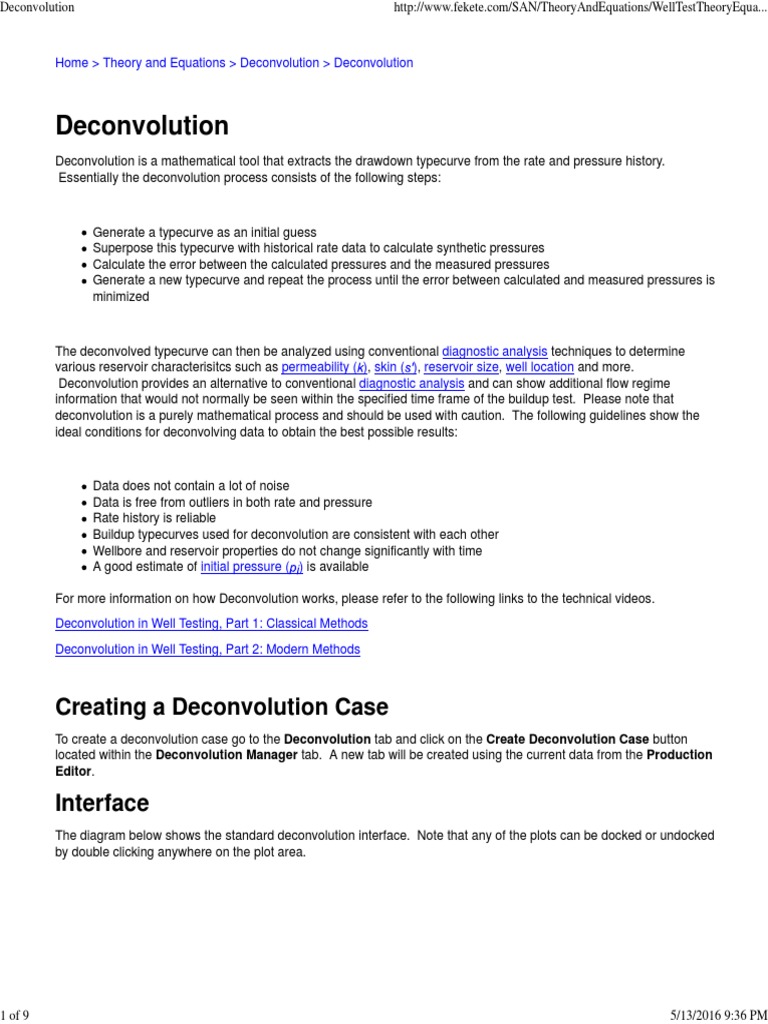 Deconvolution: Creating A Deconvolution Case | PDF | Least Squares | Outlier