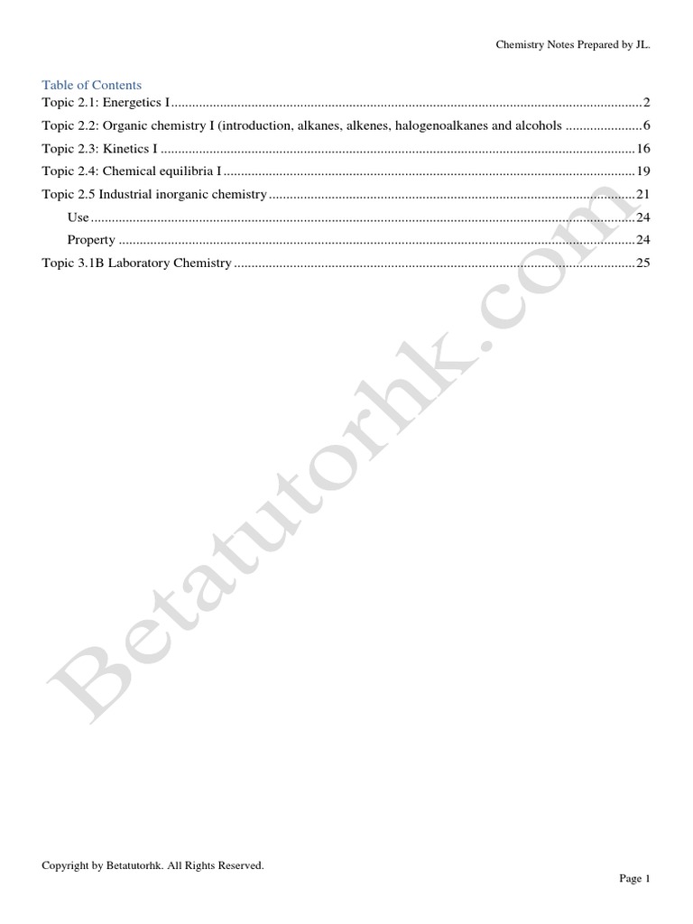 GCE Alevel Chem Topic 23 - Sample | Download Free PDF | Chemical ...