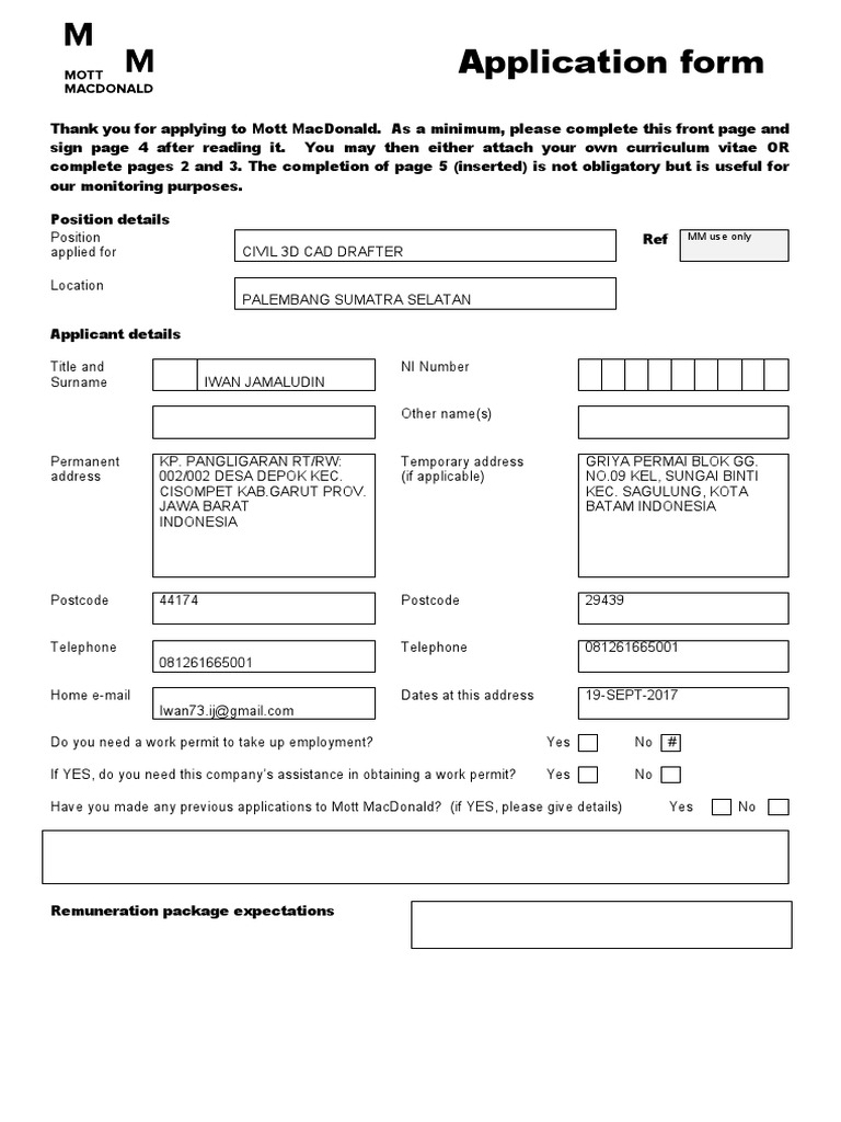 Application Form MM New | PDF | Sexual Orientation | Discrimination