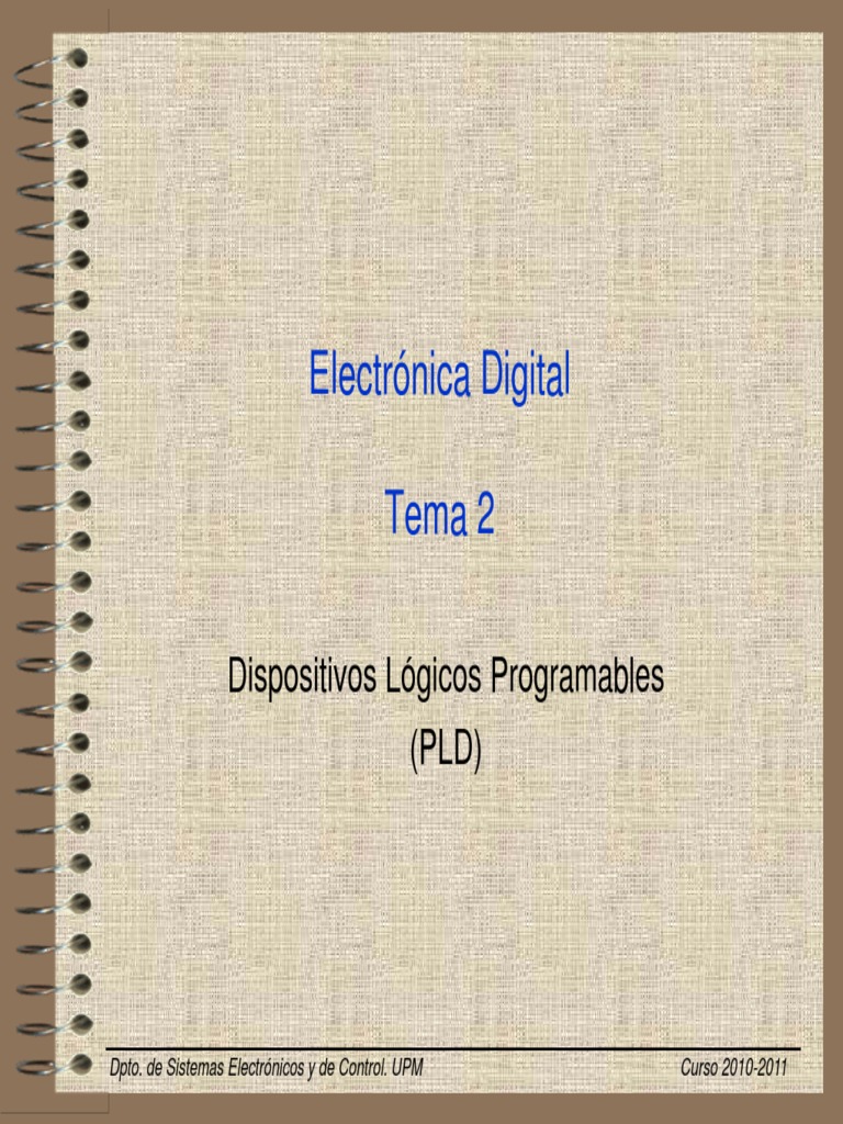 Tema2 PDF | PDF | Arreglos de compuertas lógicas programables en sitio ...