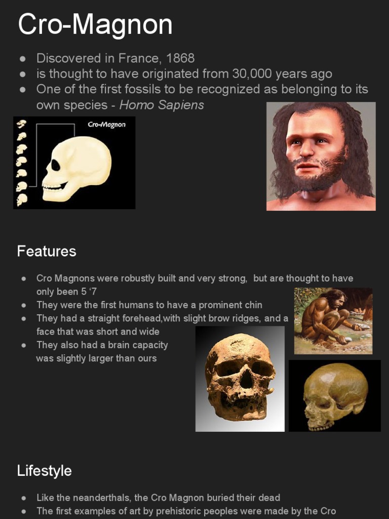 Cro-Magnon: Features and Lifestyle | PDF | Social Science