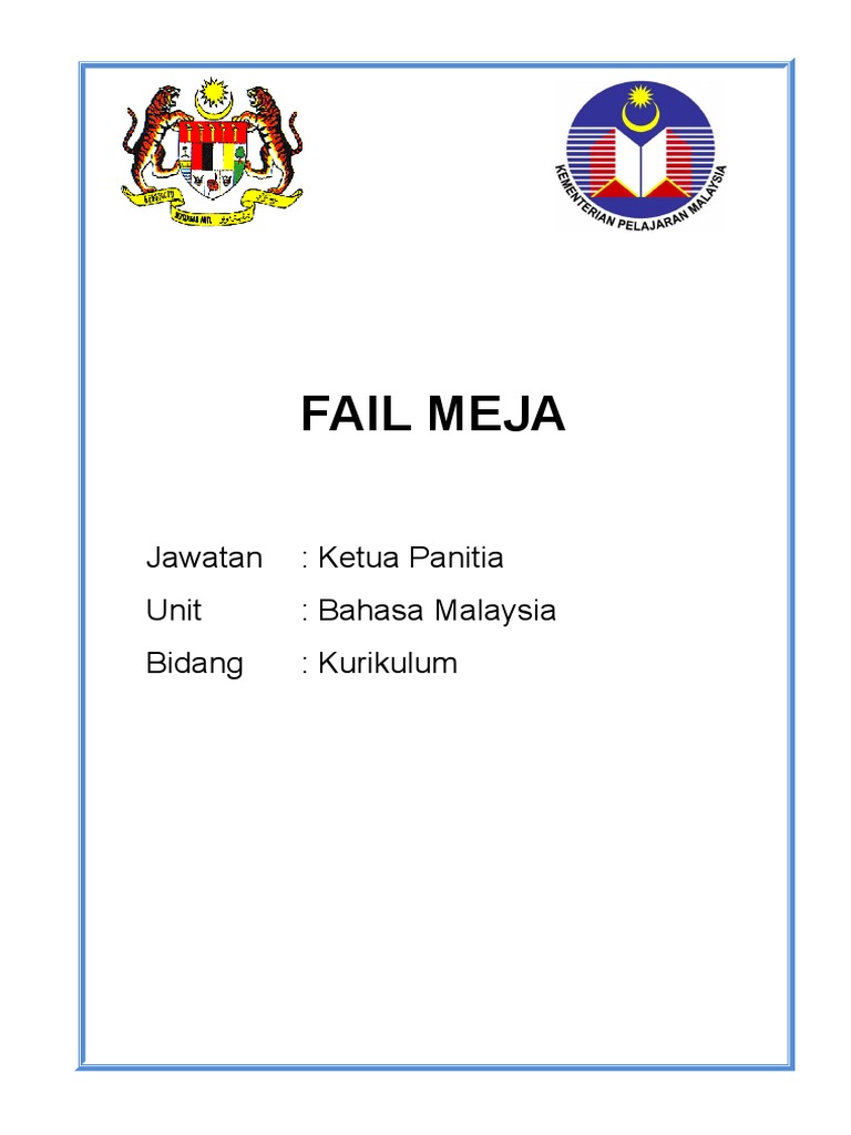 Template Fail Meja | PDF
