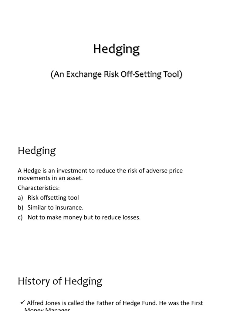 Hedging | PDF | Hedge (Finance) | Call Option
