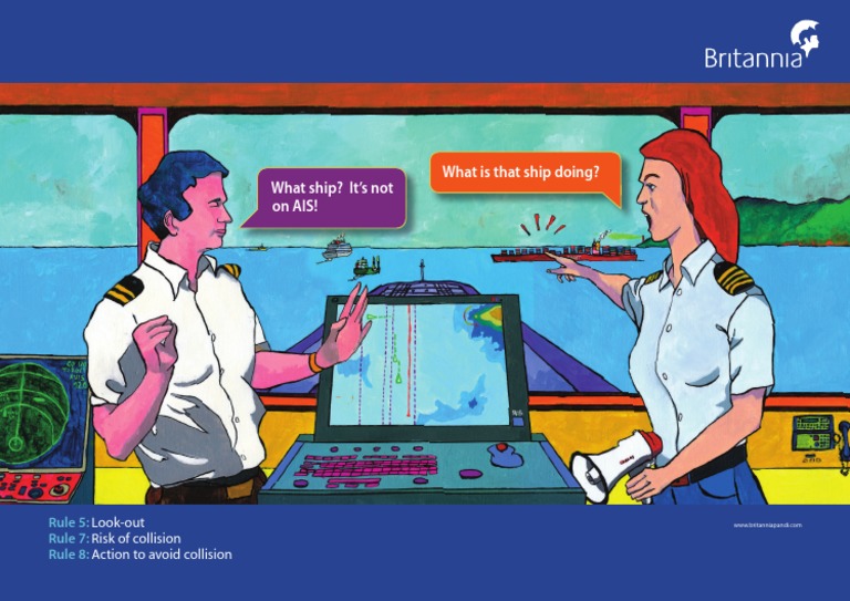 COLREG Rules: Look-out & Collision Risk | PDF