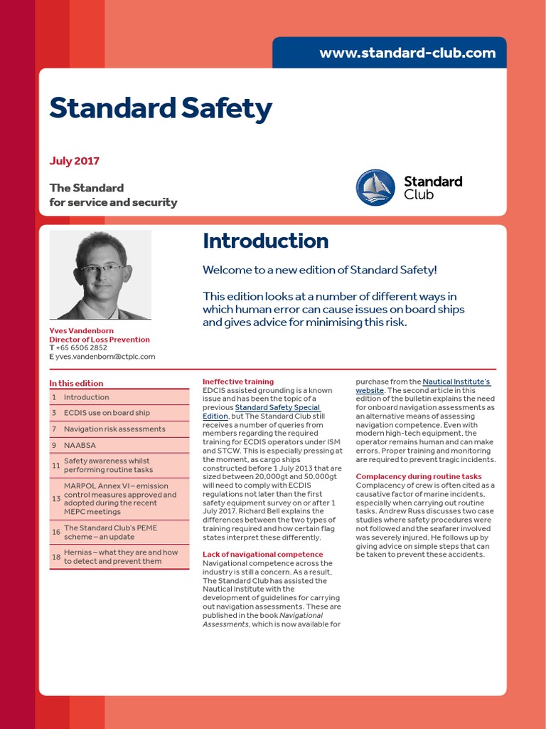 Standard Club Safety 2017 - 07 PDF | PDF | Navigation | Safety