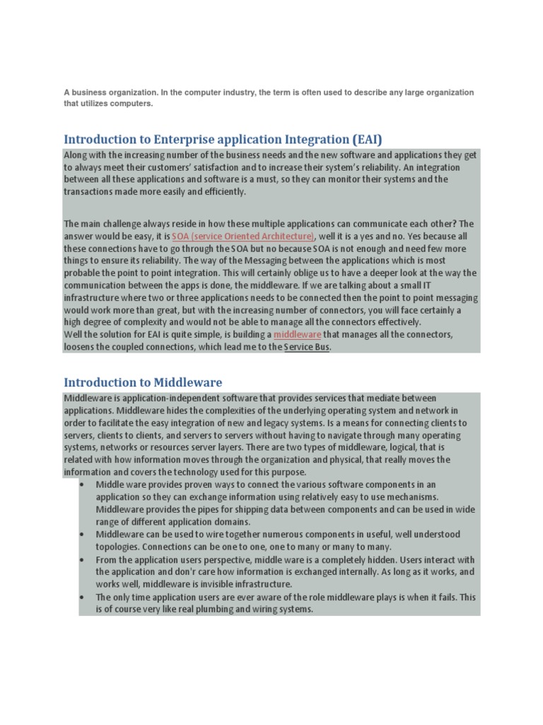Integration Basics (Level-I) Training Document | PDF | Service Oriented ...