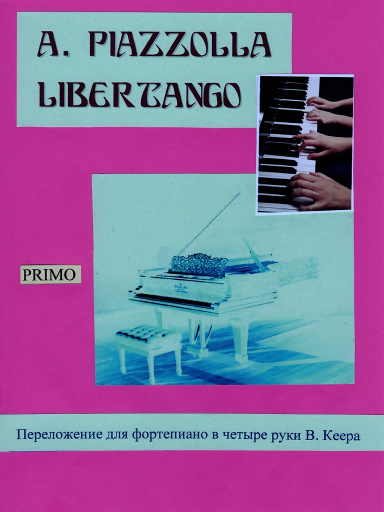 Libertango 2 Pianos - Primo PDF | PDF