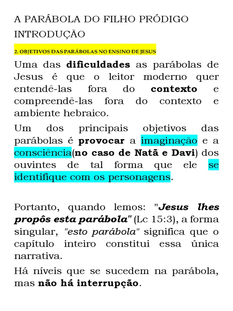 Resumo Da Parabola Do Filho Prodigo 3 Verdades Chave Na Parábola Do