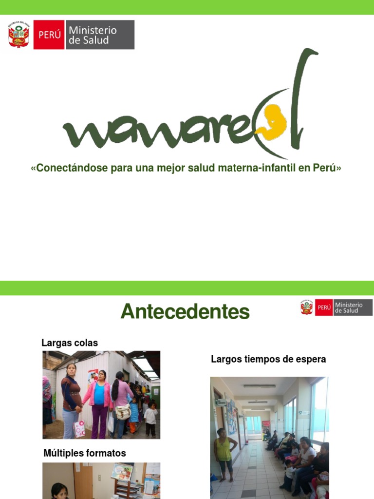 1 Diapostiva Generalidades Wawared | PDF | Historial médico | Registro ...
