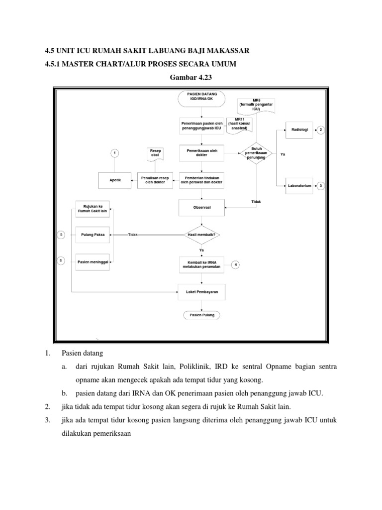 Flow Chart Icu & Ipsrs | PDF