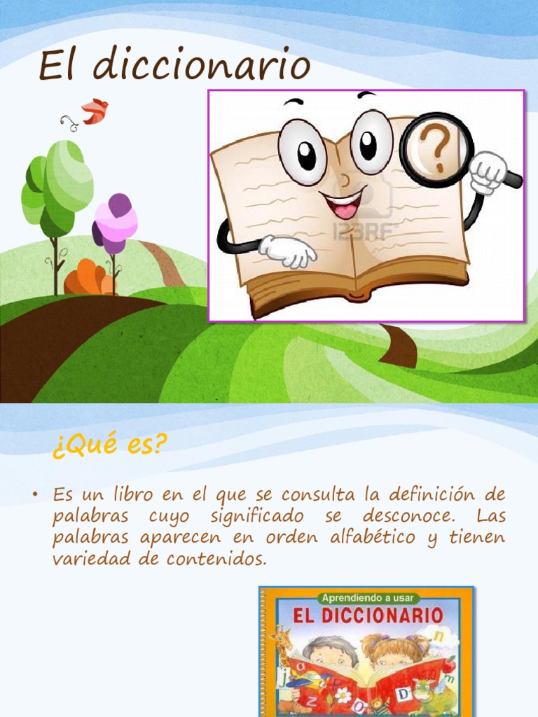 El Uso Del Diccionario | PDF | Diccionario | Gramática