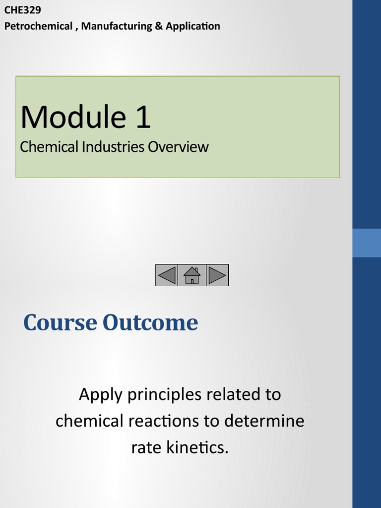 Module 1 Chemical Industry | PDF | Chemical Industry | Methanol