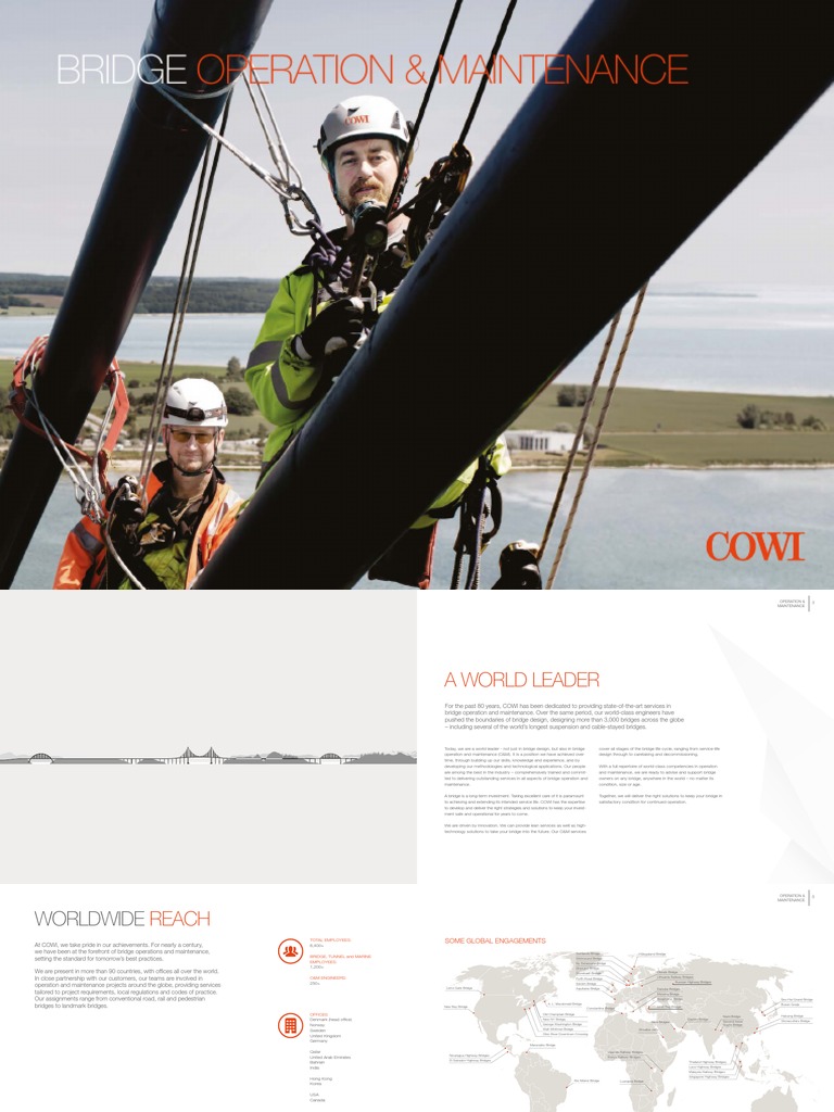 COWI Bridge Operation & Maintenance Services | PDF | Unmanned Aerial ...