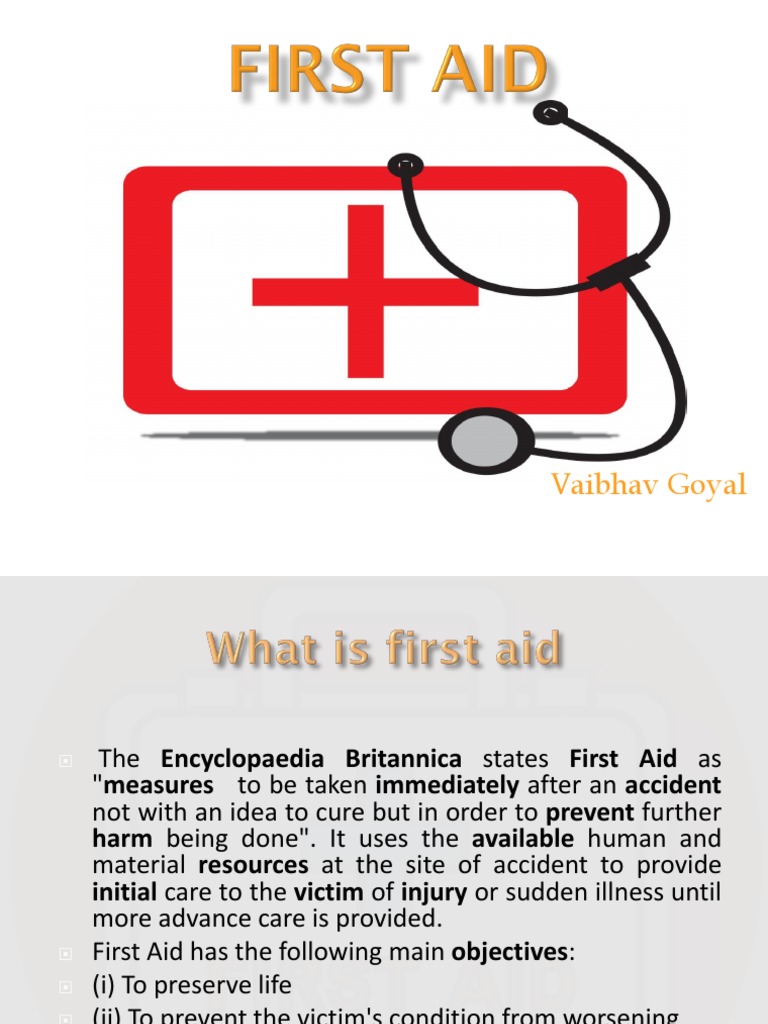 The Objectives and Treatment Methods of First Aid | PDF | First Aid | Burn