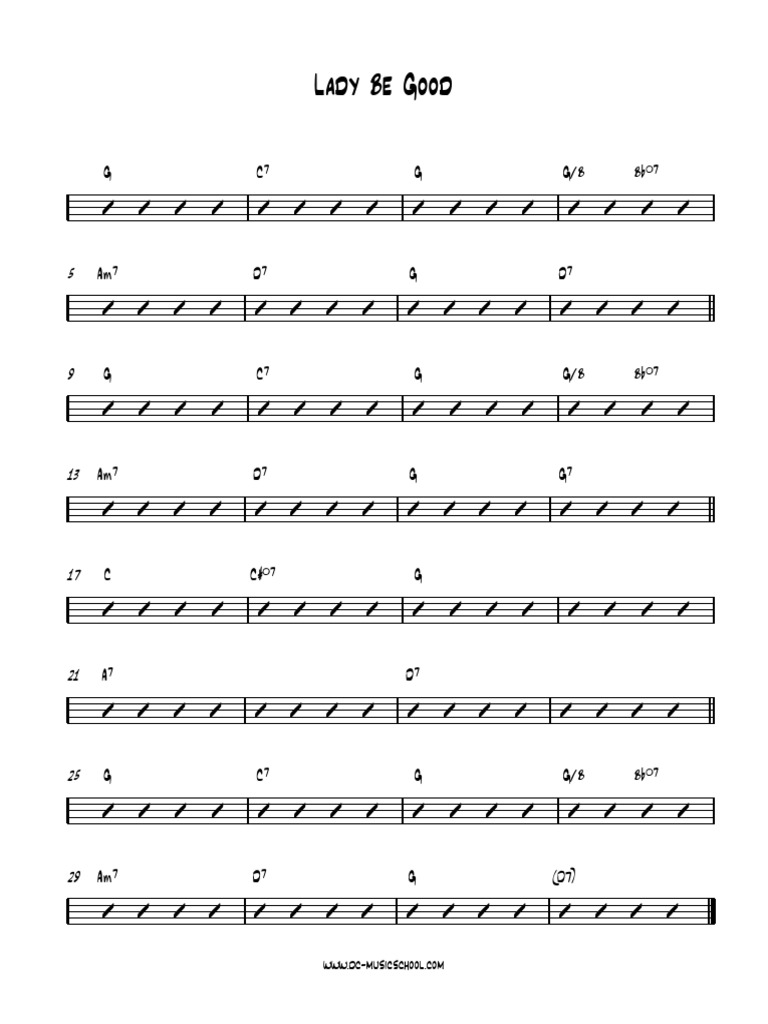 Lady Be Good PDF | PDF