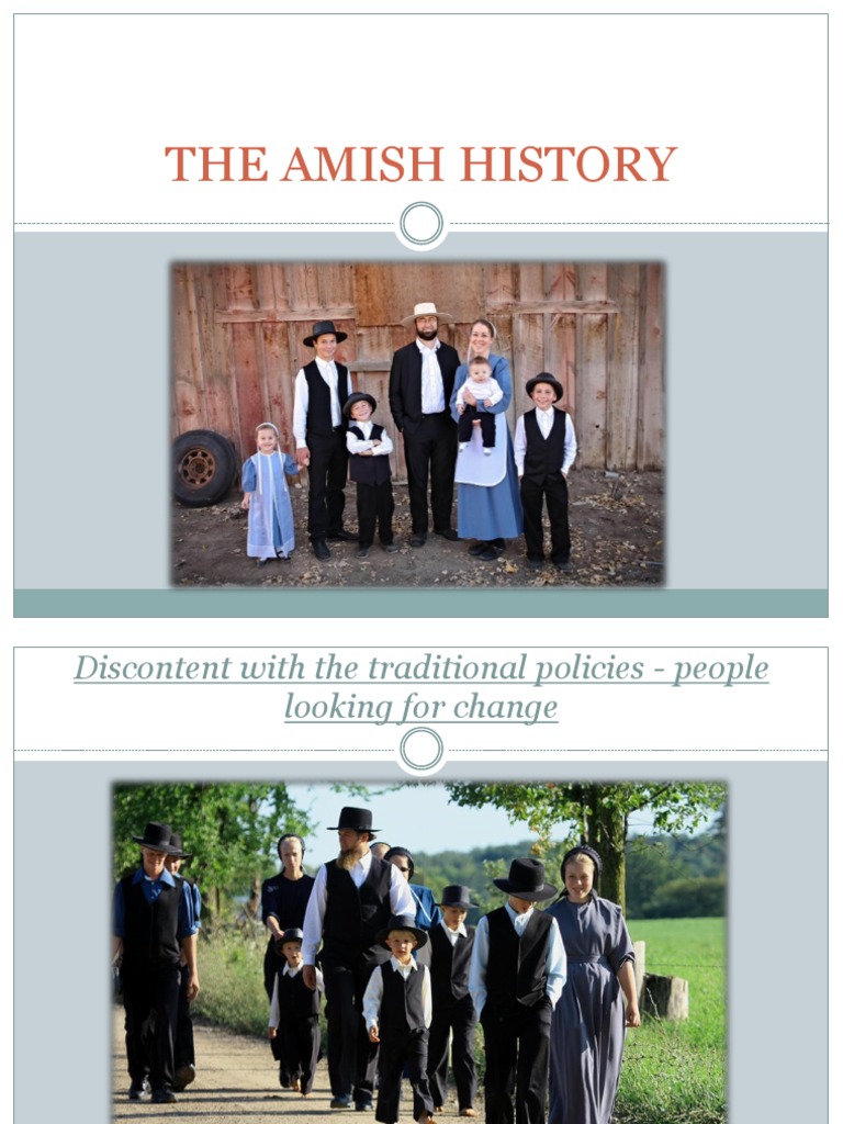 The Amish History | PDF