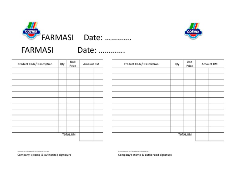 FARMASI Receipt | PDF