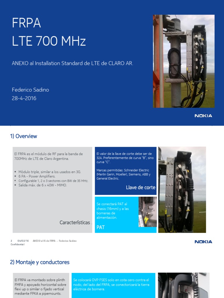 Anexo Frpa | PDF | Lte (Telecomunicaciones) | Tecnología de radio