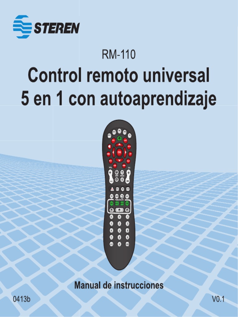 RM 110 Instr PDF | PDF | Equipo | Bienes manufacturados