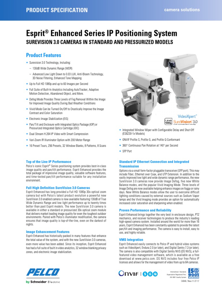 PTZ Pelco PDF | PDF | Camera | Networking