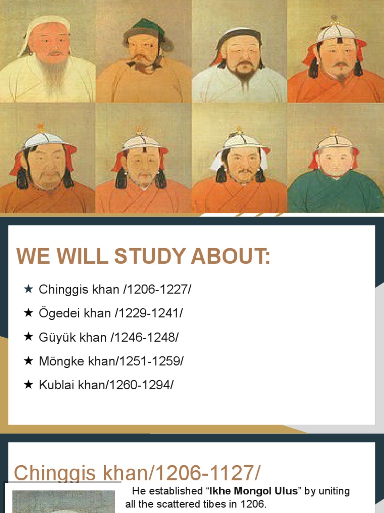 The Legacy of Mongol Khans | PDF | Mongol Empire | Genghis Khan