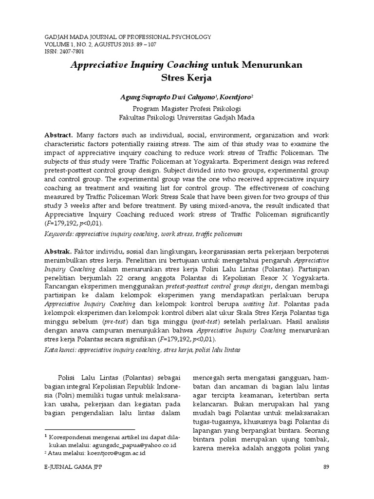 Appreciative Inquiry | PDF