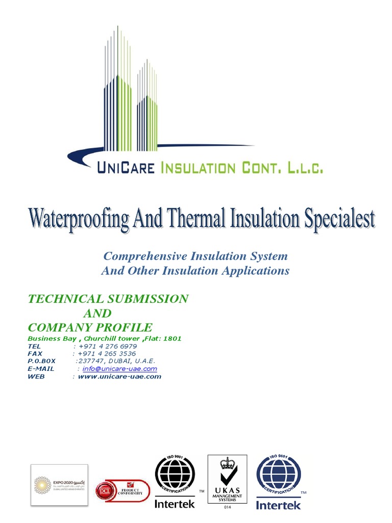 Unicare Profile Combo | PDF | Polyurethane | Concrete