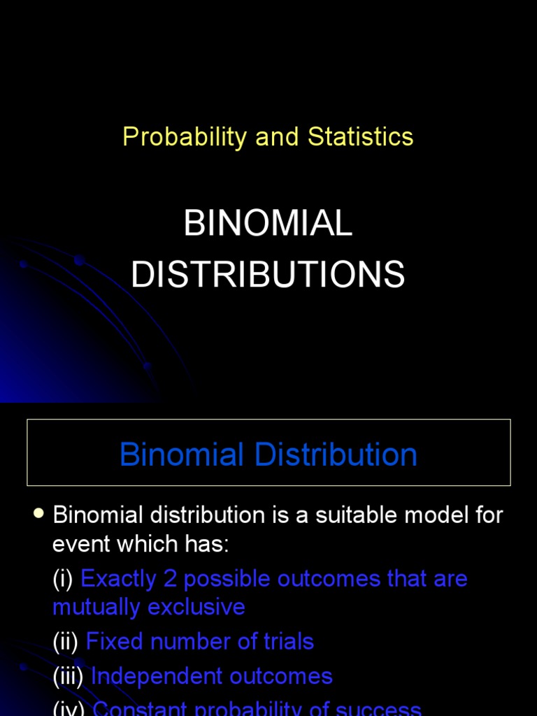 Binomial Distribution | PDF | Probability Theory | Scientific Modeling