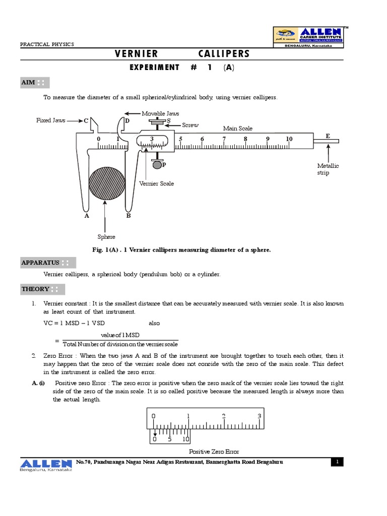 Physics Experiments & Their Questions Based On Them | PDF | Scientific ...