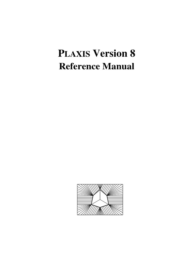 Plaxis Version 8 - Reference Manual | PDF | Deformation (Mechanics ...
