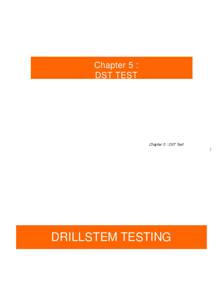 Overview of Drillstem Testing Methods | PDF | Casing (Borehole) | Valve