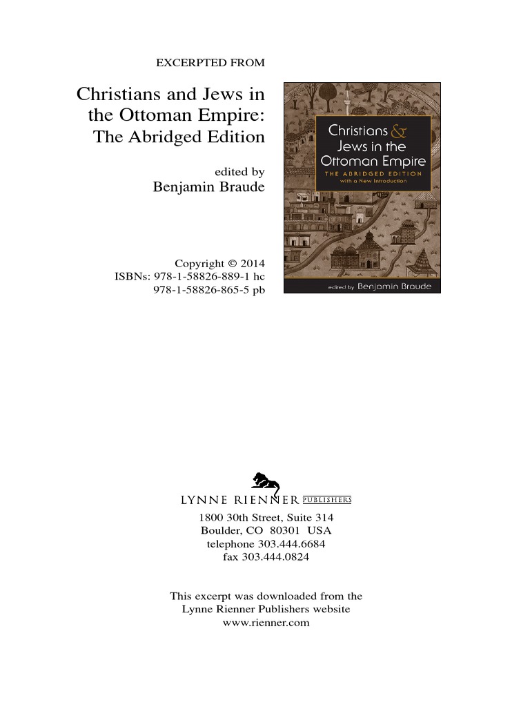 Christians and Jews in The Ottoman Empire PDF | PDF | Byzantine Empire ...