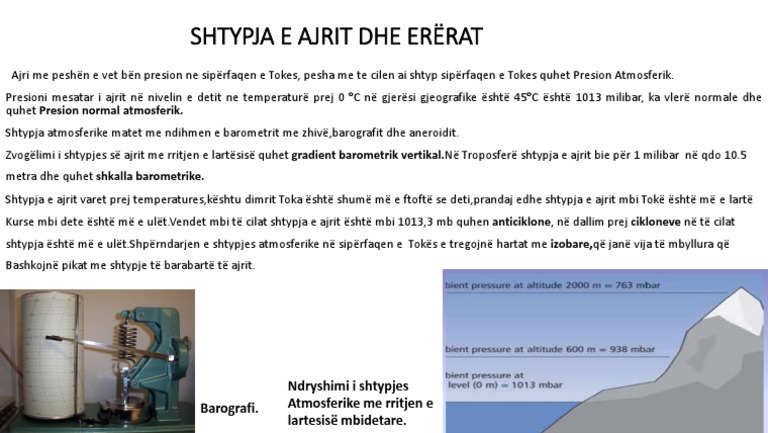 Shtypja e Ajrit Dhe Erërat | PDF