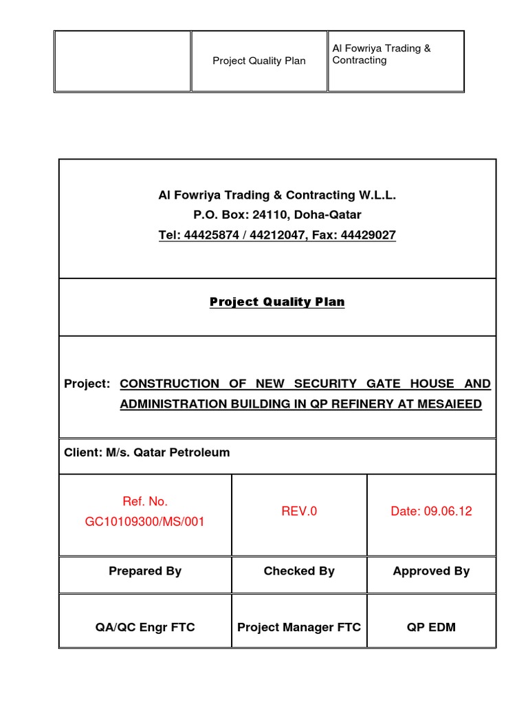PM High Rise Building Schedule | PDF | Quality Assurance | Quality ...