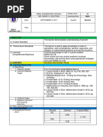 DLL Math 6 q2 Week 9 | PDF | Subtraction | Multiplication