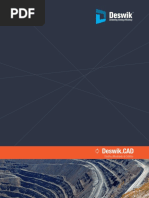 Manual Deswik.CAD para Minería | PDF | Minería | Archivo de computadora