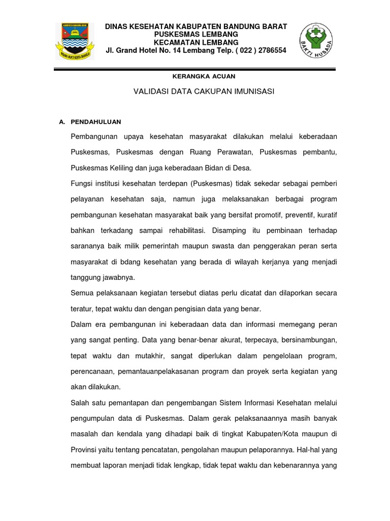 Tor Validasi Data | PDF