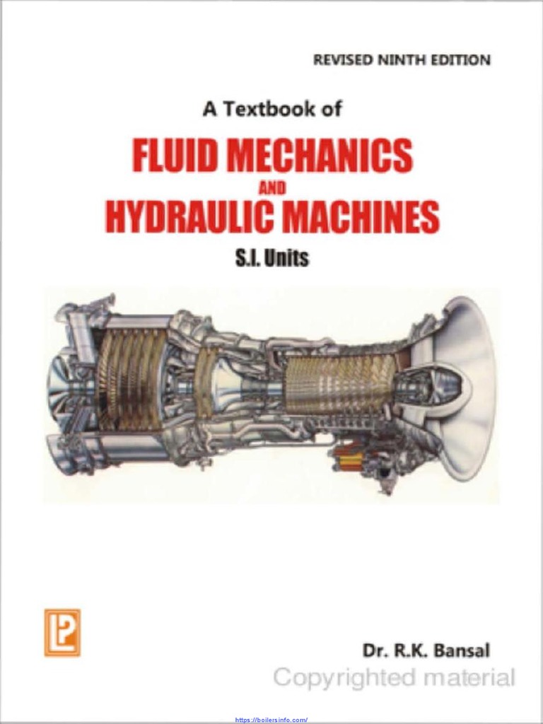 A TextBook of Fluid Mechanics and Hydraulic Machines - Dr. R. K. Bansal ...