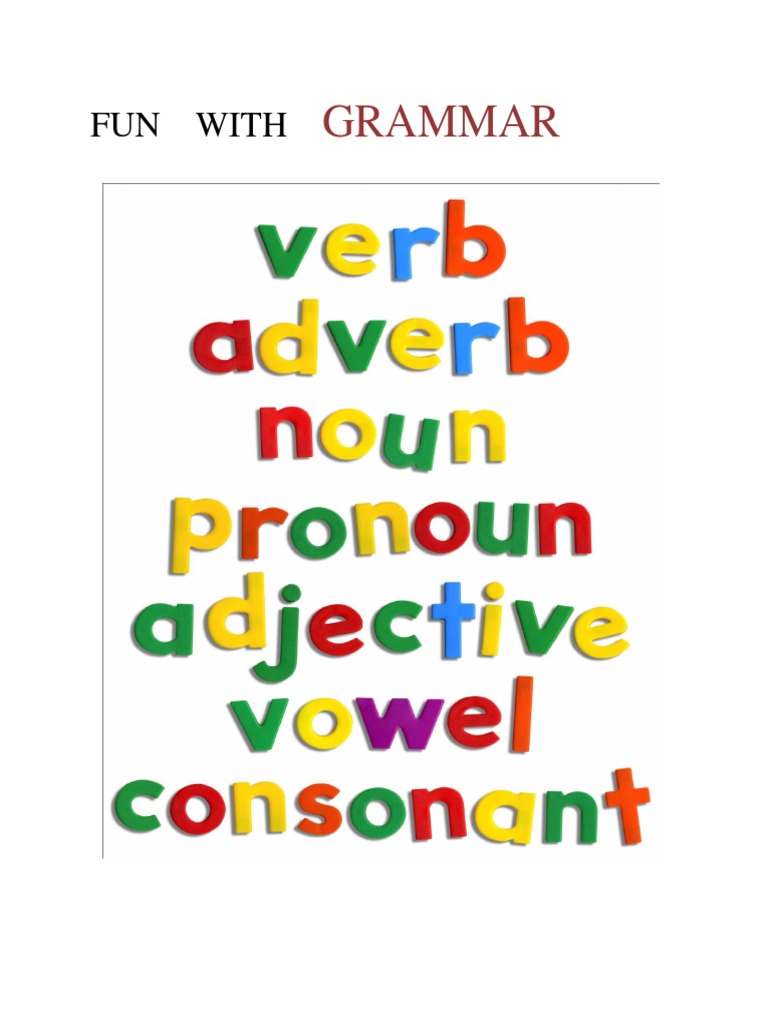 Fun Grammar Activities for Learning | PDF