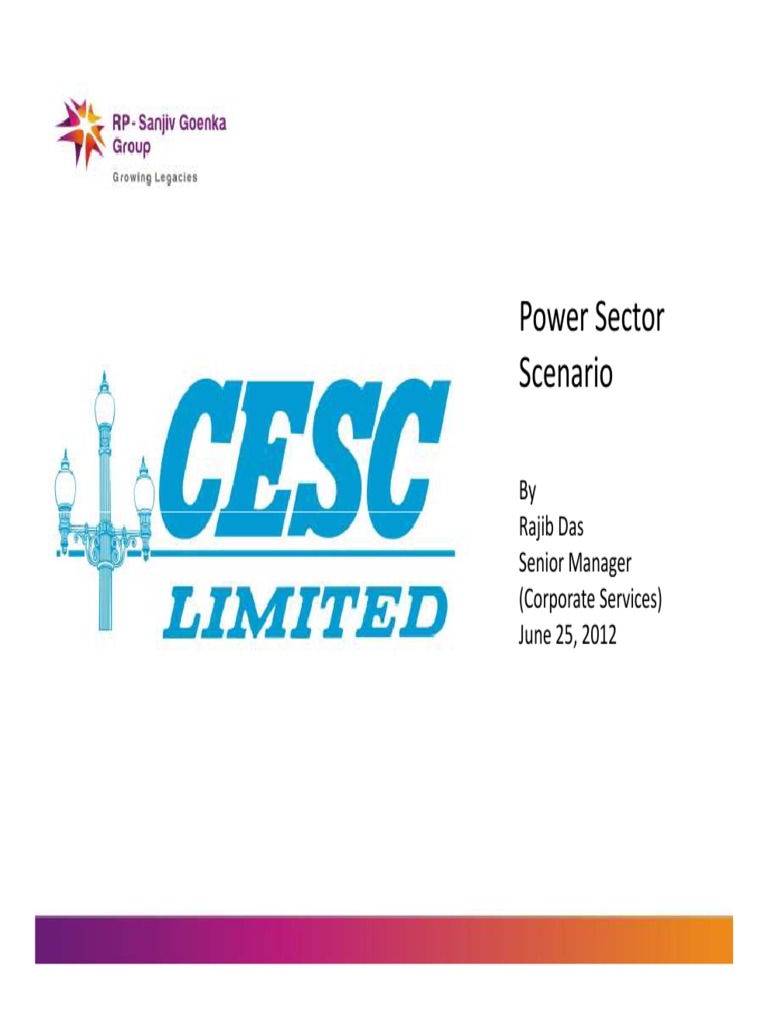 Power Scenario | PDF | Electrical Grid | Hydroelectricity