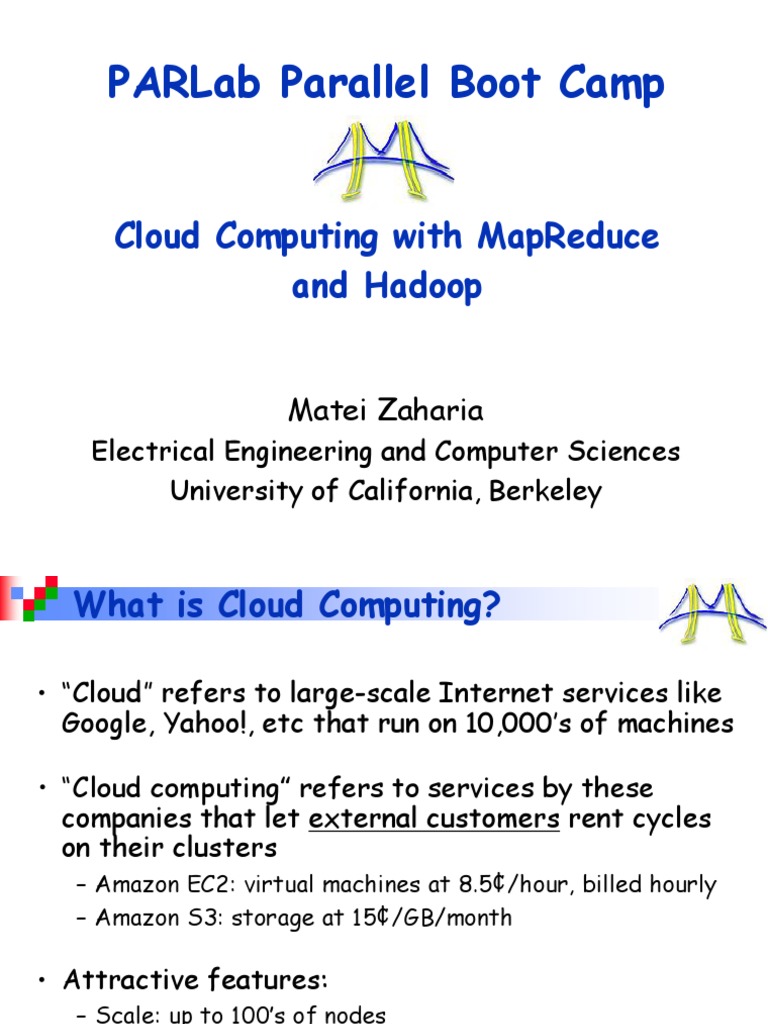 Parlab Parallel Boot Camp: Cloud Computing With Mapreduce and Hadoop | PDF | Apache Hadoop | Map ...