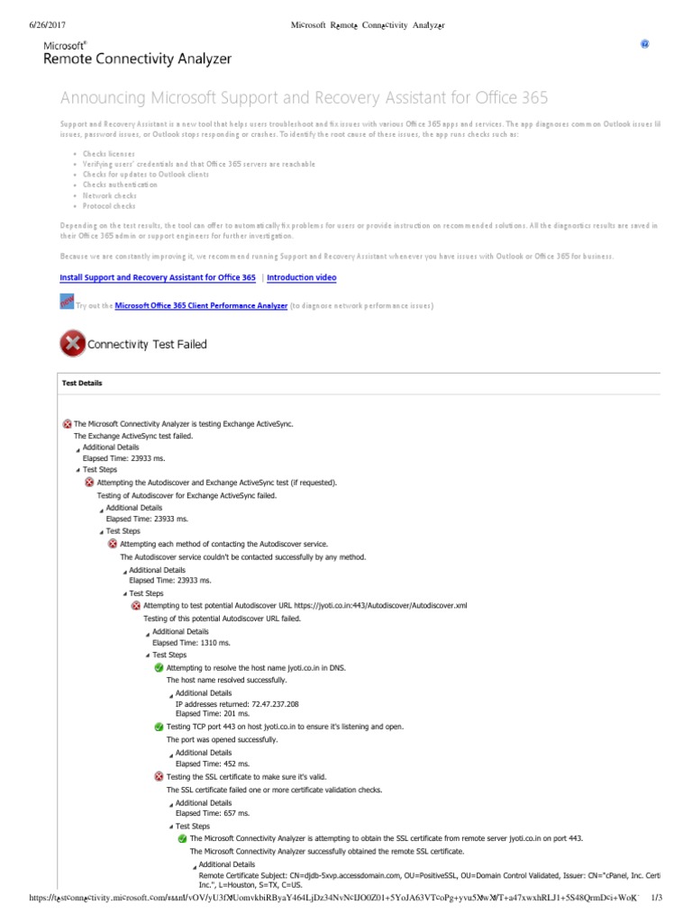 Announcing Microsoft Support and Recovery Assistant for Office 365