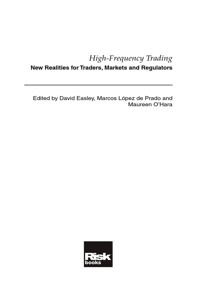 Risk HFT Flyer | PDF | High Frequency Trading | Algorithmic Trading