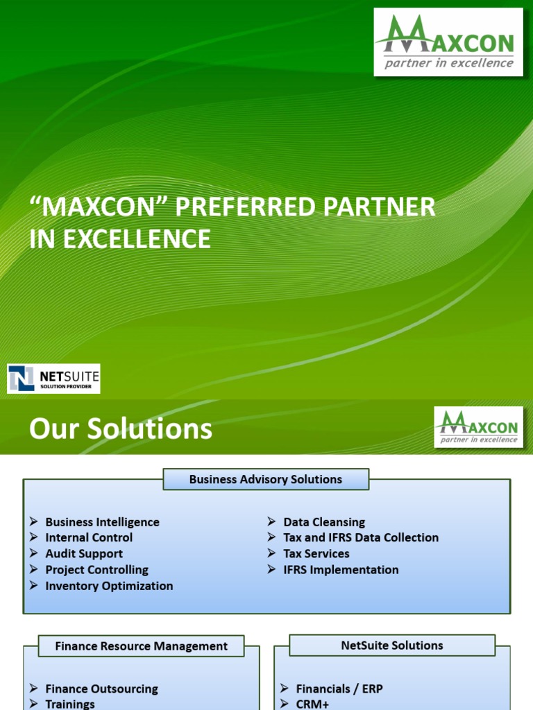 Maxcon Profile 2 | PDF | Enterprise Resource Planning | Business Process
