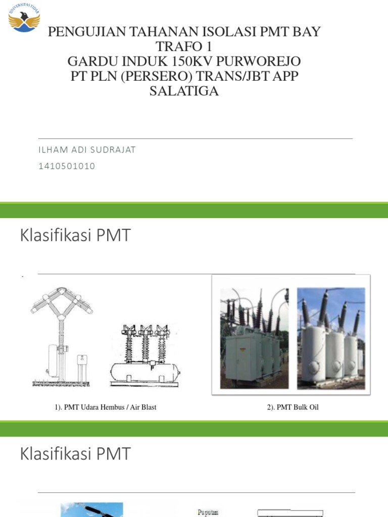 PENGUJIAN TAHANAN ISOLASI PMT BAY TRAFO HH | PDF