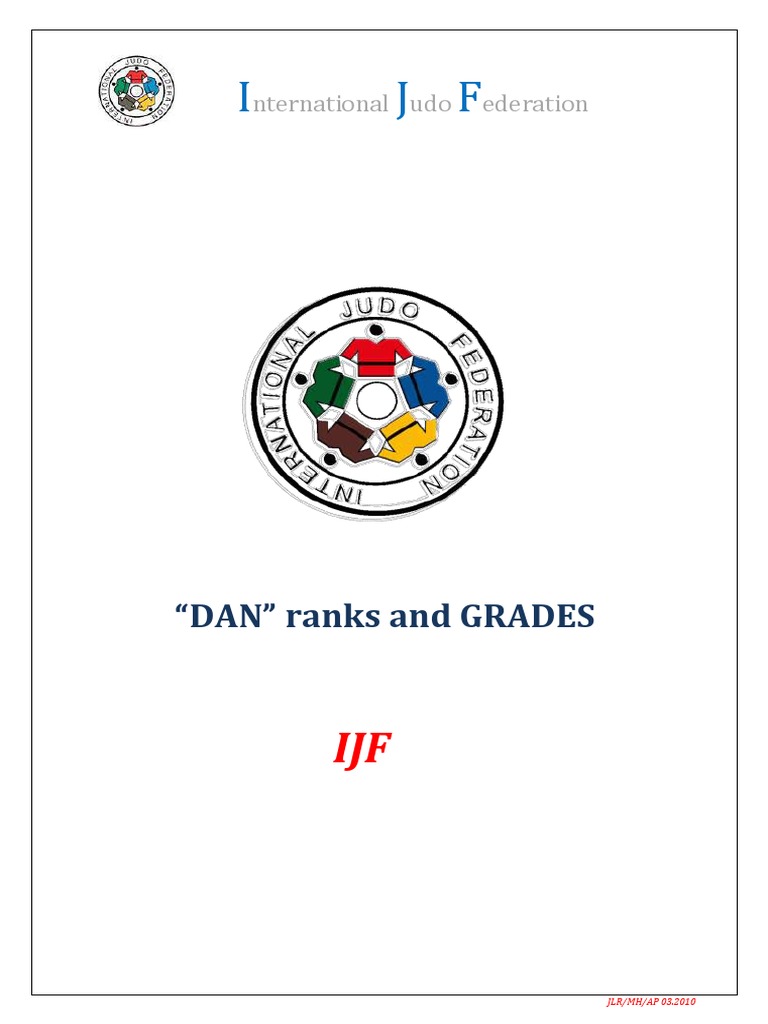 DAN Grades IJF Regulations | PDF | Judo