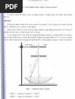 Physics-Investigatory To Find The Refractive Indices of (A) Water (B) Oil (Transparent) Using A ...