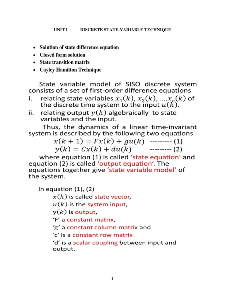 CCP Unit 1 PDF | PDF | Matrix (Mathematics) | Theoretical Physics