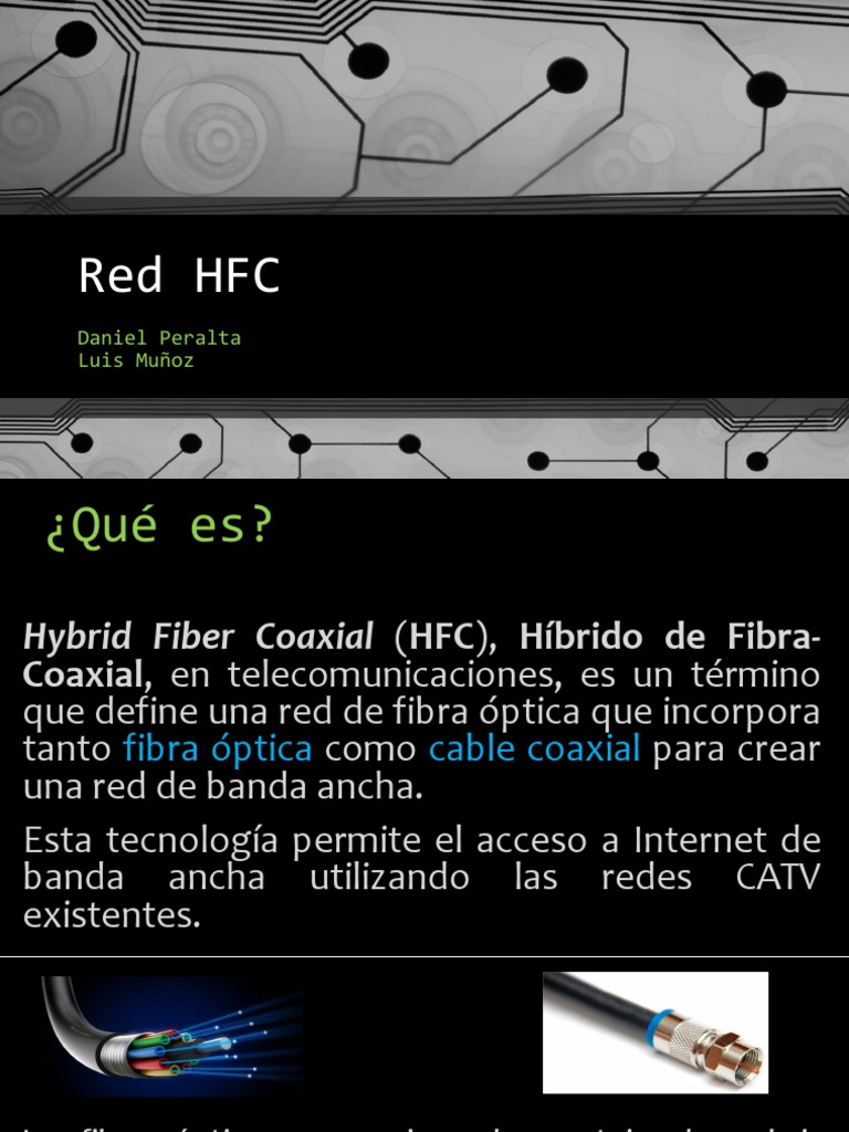 Presentación Red HFC | Descargar gratis PDF | Televisión por cable ...