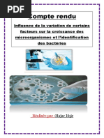 TP Bactériologie Galerie API | PDF | Microbiologie | Bactérie